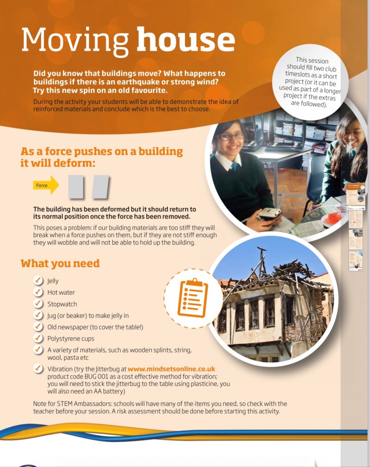 Moving House Challenge – St. Michael In The Hamlet Community Primary School